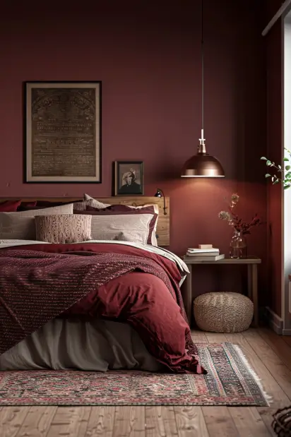 17 Unique Burgundy Bedroom Ideas To Transform Your Room