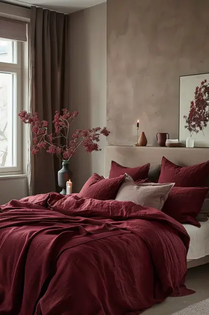 17 Unique Burgundy Bedroom Ideas To Transform Your Room