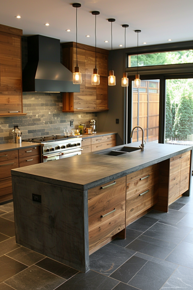 17+ Earthy Modern Kitchen Ideas