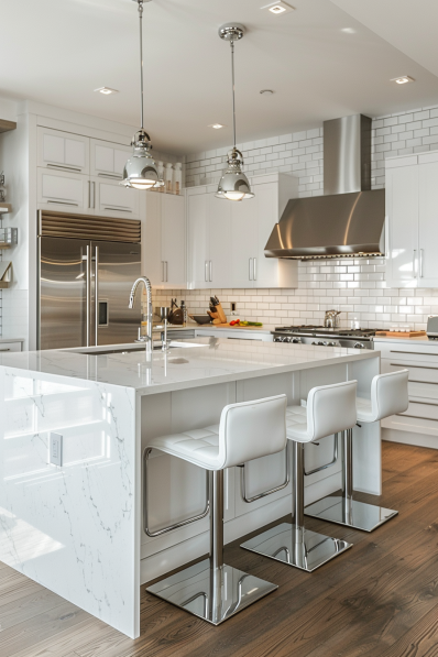 15+ White Modern Kitchen Ideas You'll Love