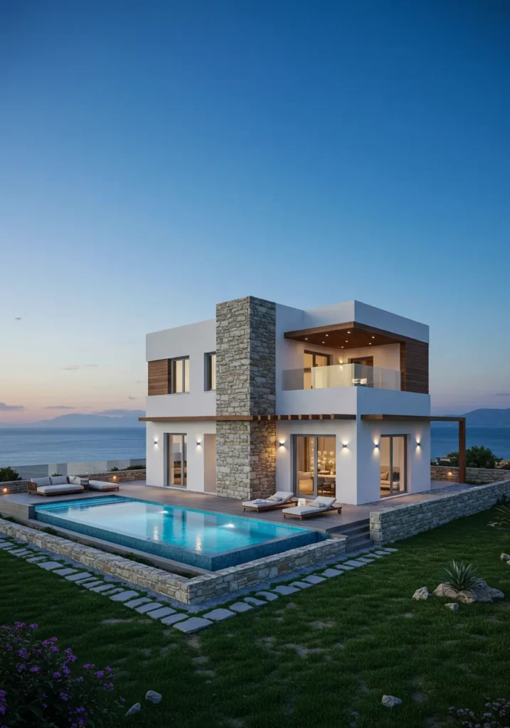 25+ Greek House Exterior Designs That Showcase Timeless Mediterranean Style