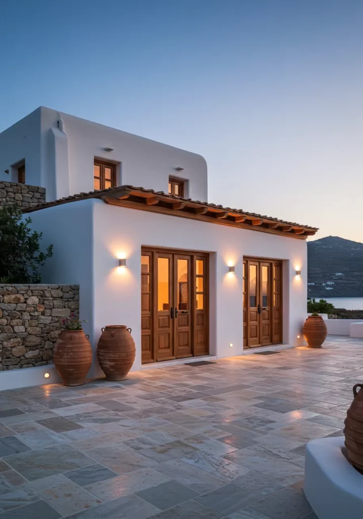 25+ Greek House Exterior Designs That Showcase Timeless Mediterranean Style