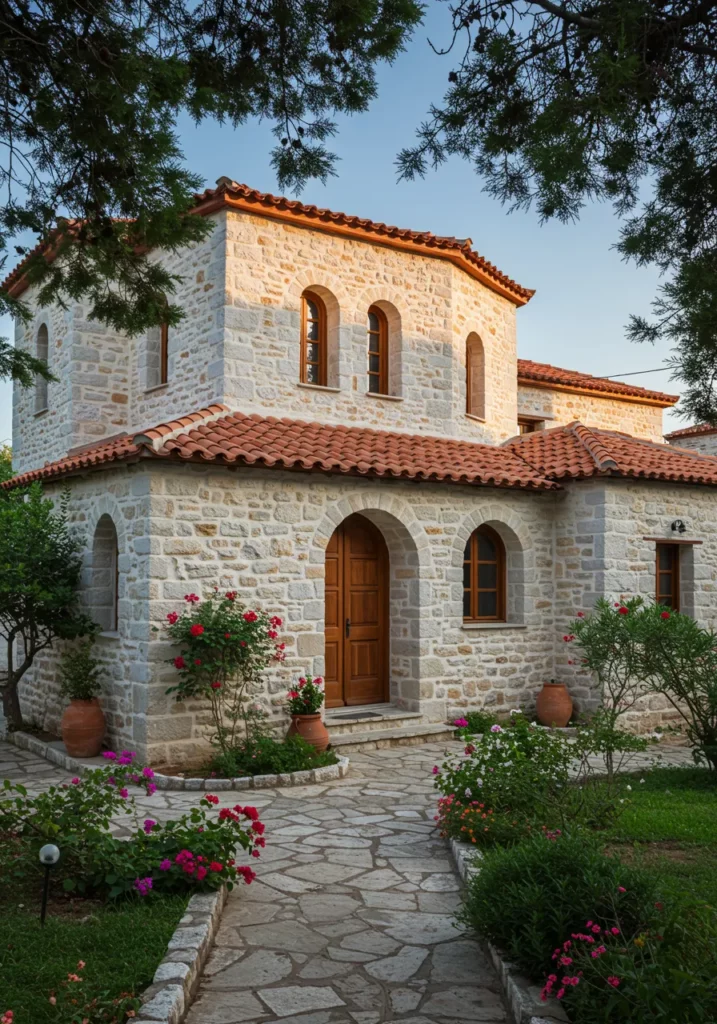 25+ Greek House Exterior Designs That Showcase Timeless Mediterranean Style