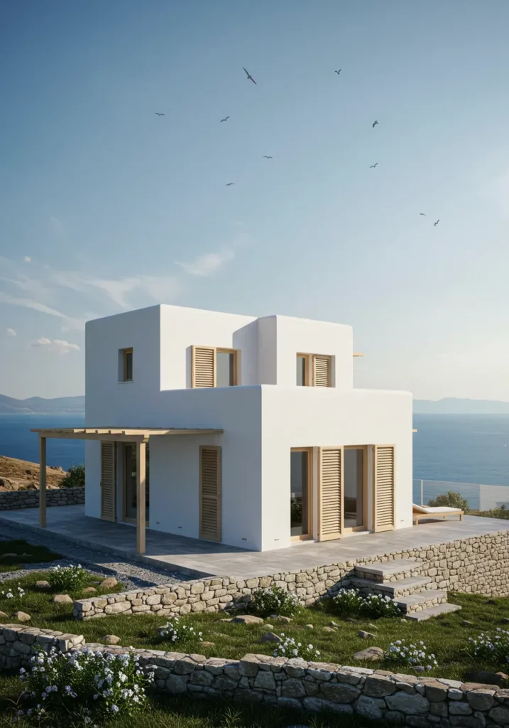 25+ Greek House Exterior Designs That Showcase Timeless Mediterranean Style