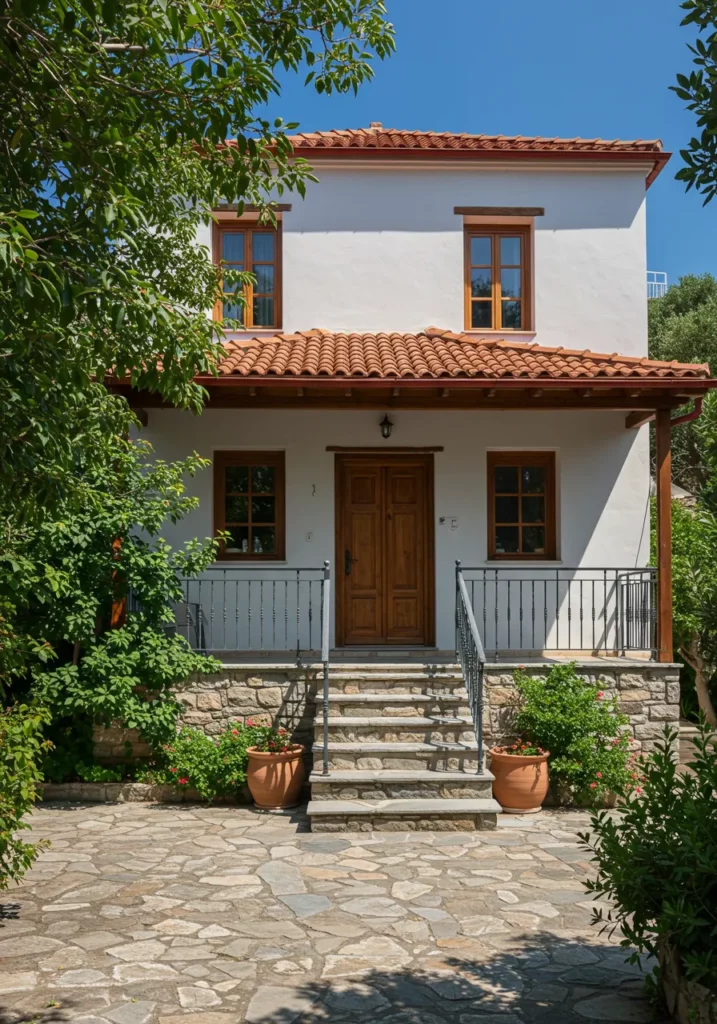 25+ Greek House Exterior Designs That Showcase Timeless Mediterranean Style