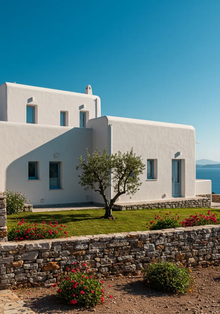 25+ Greek House Exterior Designs That Showcase Timeless Mediterranean Style