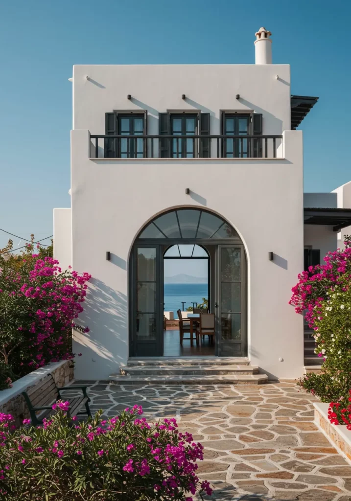 25+ Greek House Exterior Designs That Showcase Timeless Mediterranean Style