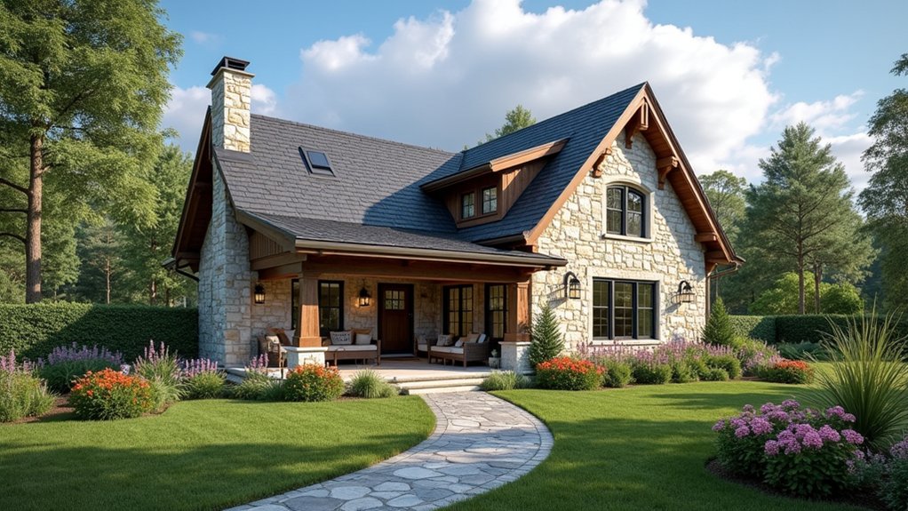 23 Enchanting Modern Cottage Homes Stone Finishes For Lasting Beauty