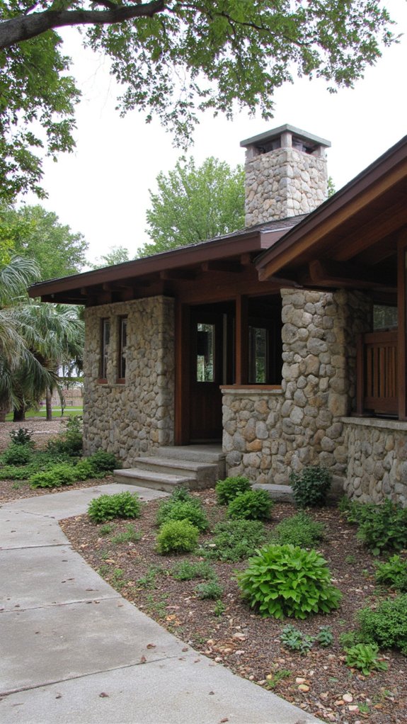 20 Creative Stone Accent Mid Century Modern House Exteriors With ...