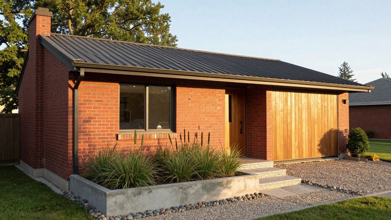 18 Beautiful Mid Century Modern Brick House Exteriors That Feel Warm ...