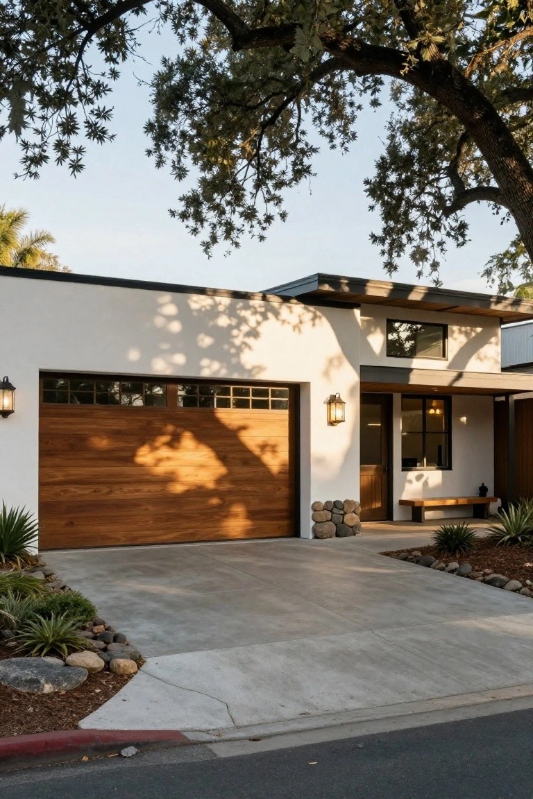 20 Creative Stone Accent Mid Century Modern House Exteriors With ...