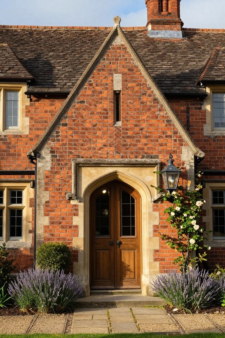 22 Brick And Stone Tudor Exteriors That Feel Rich And Historic