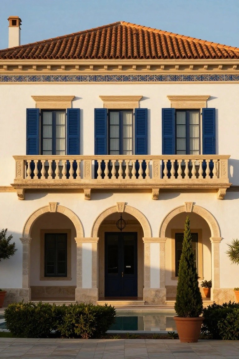 25+ Greek House Exterior Designs That Showcase Timeless Mediterranean Style
