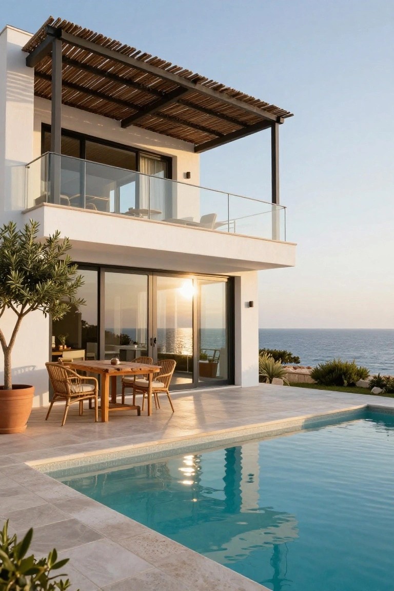 25+ Greek House Exterior Designs That Showcase Timeless Mediterranean Style
